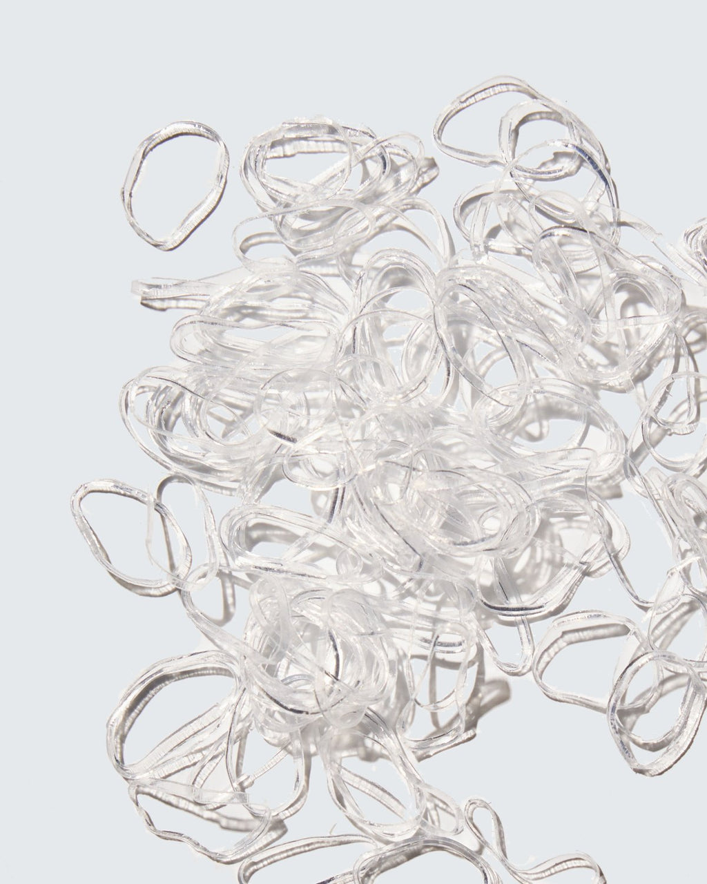 Snag-Free Elastic Hair Ties | 1000 stk små gennemsigtige hårelastikker